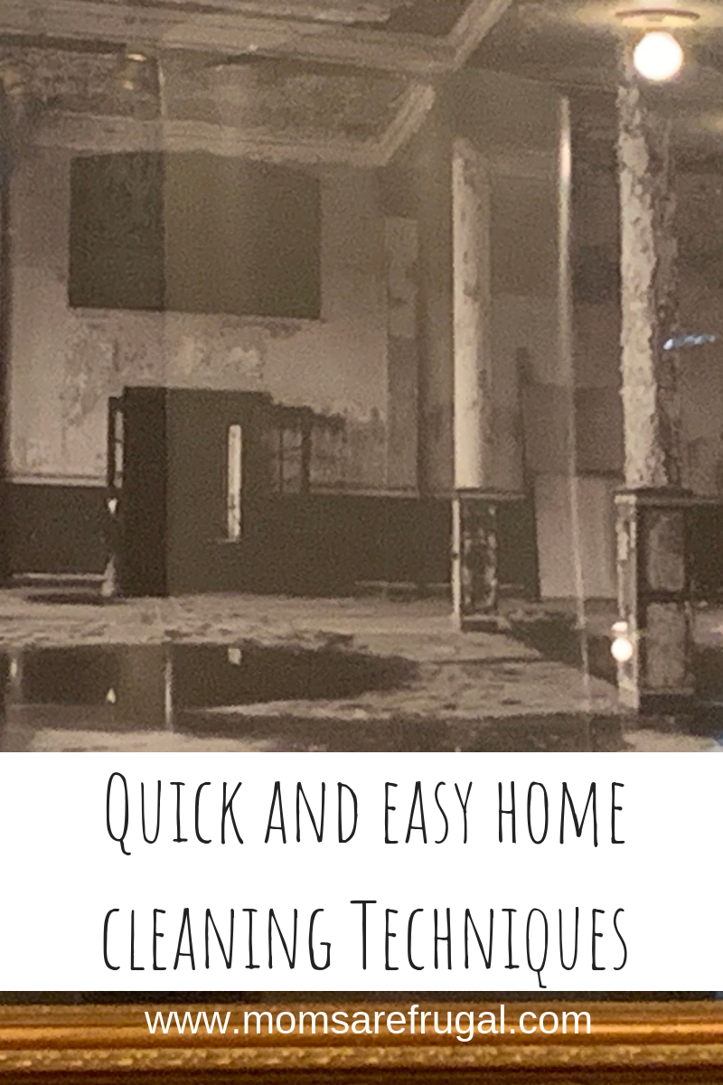 Quick and easy home cleaning techniques - Moms are Frugal