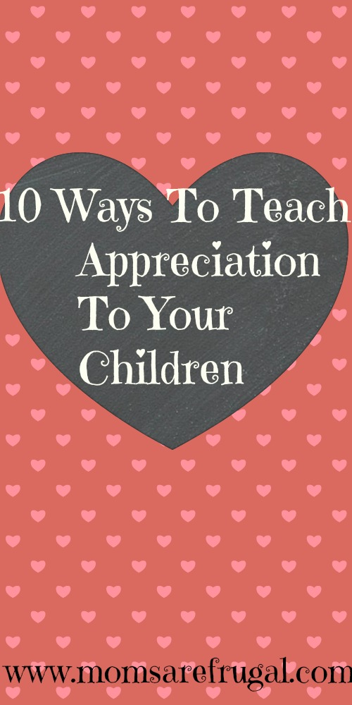 Teaching Your Kids To Be Thankful: Week #1 - Moms are Frugal