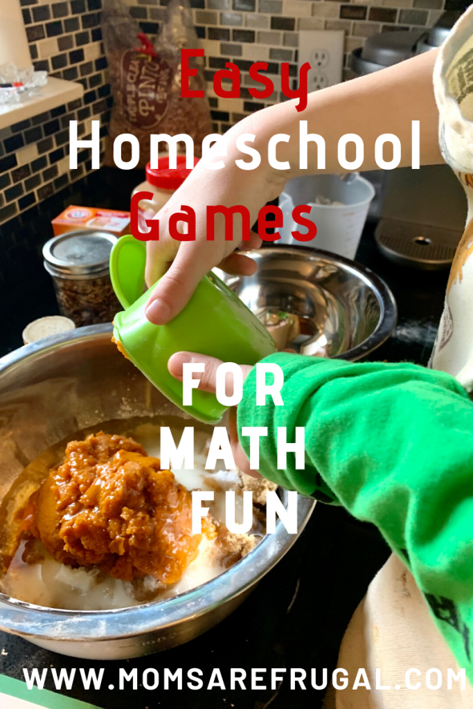 Easy Homeschool Games for Math Fun - Moms are Frugal