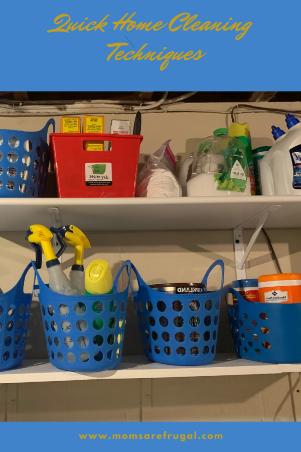 Quick Home Cleaning Techniques - Moms are Frugal
