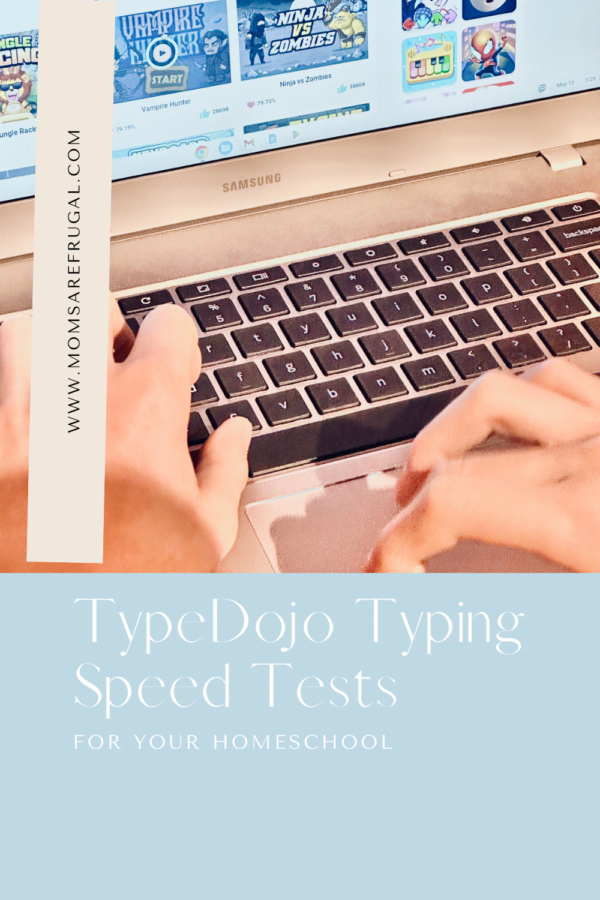 TypeDojo Typing Speed Tests in Your Homeschool - Moms are Frugal